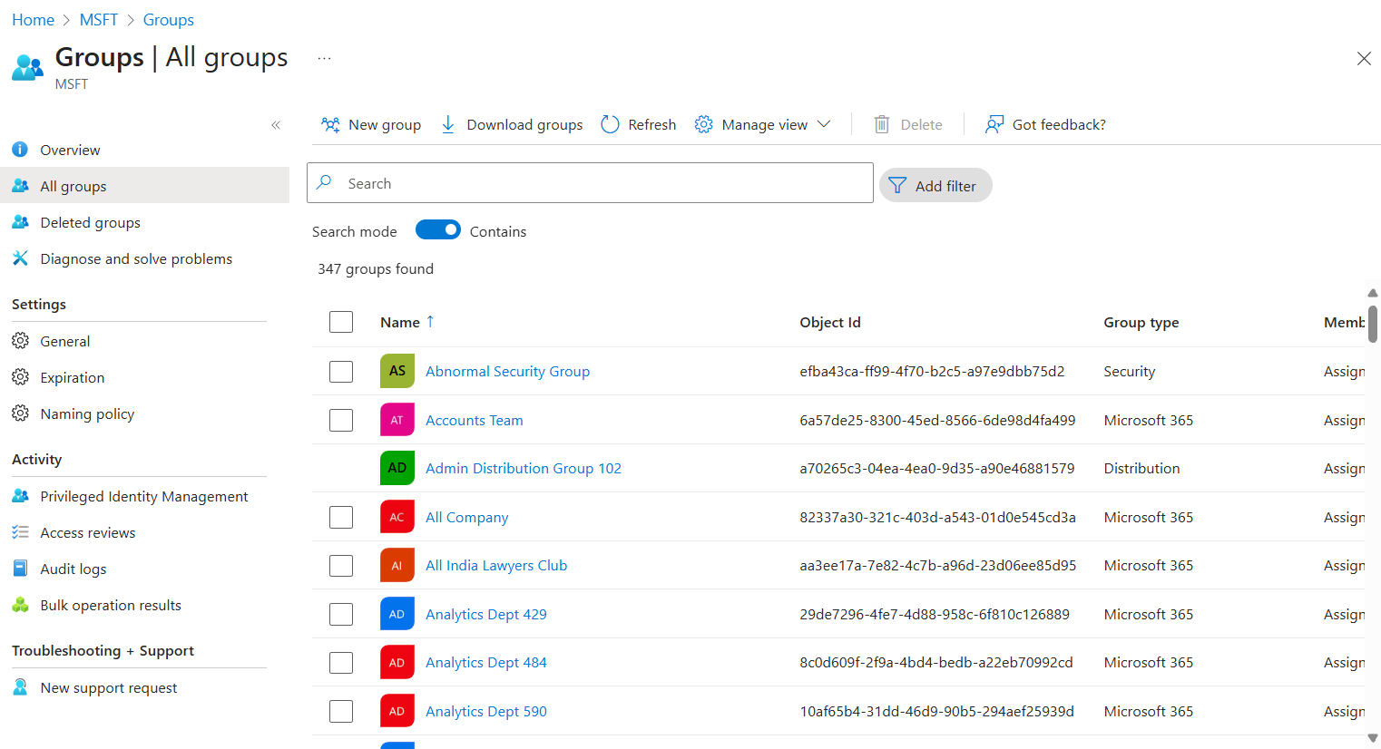 Microsoft 365 Free Reporting Tool – Microsoft Groups Report