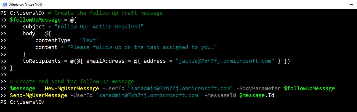 Send-MgUserMessage: Automate Email Sending with Graph PowerShell