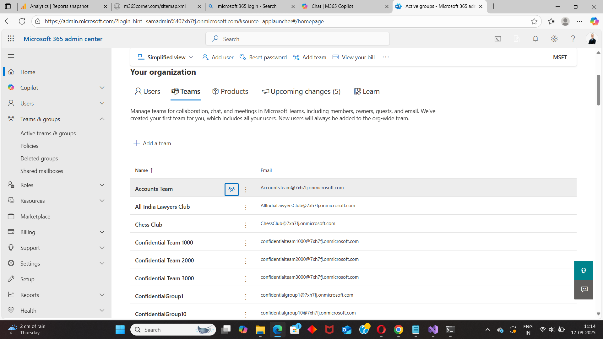 Microsoft 365 Free Reporting Tool – Microsoft Teams Report