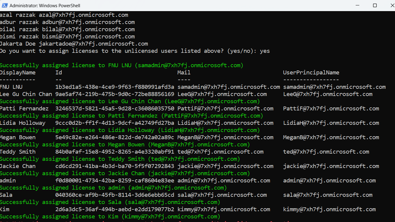Assign Freed Up Microsoft 365 Licenses Using Graph PowerShell