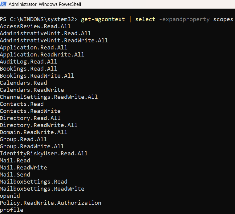 Get-MgContext PowerShell Cmdlet Guide