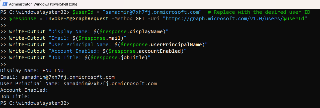 Using Invoke Mggraphrequest To Fetch Microsoft 365 Users