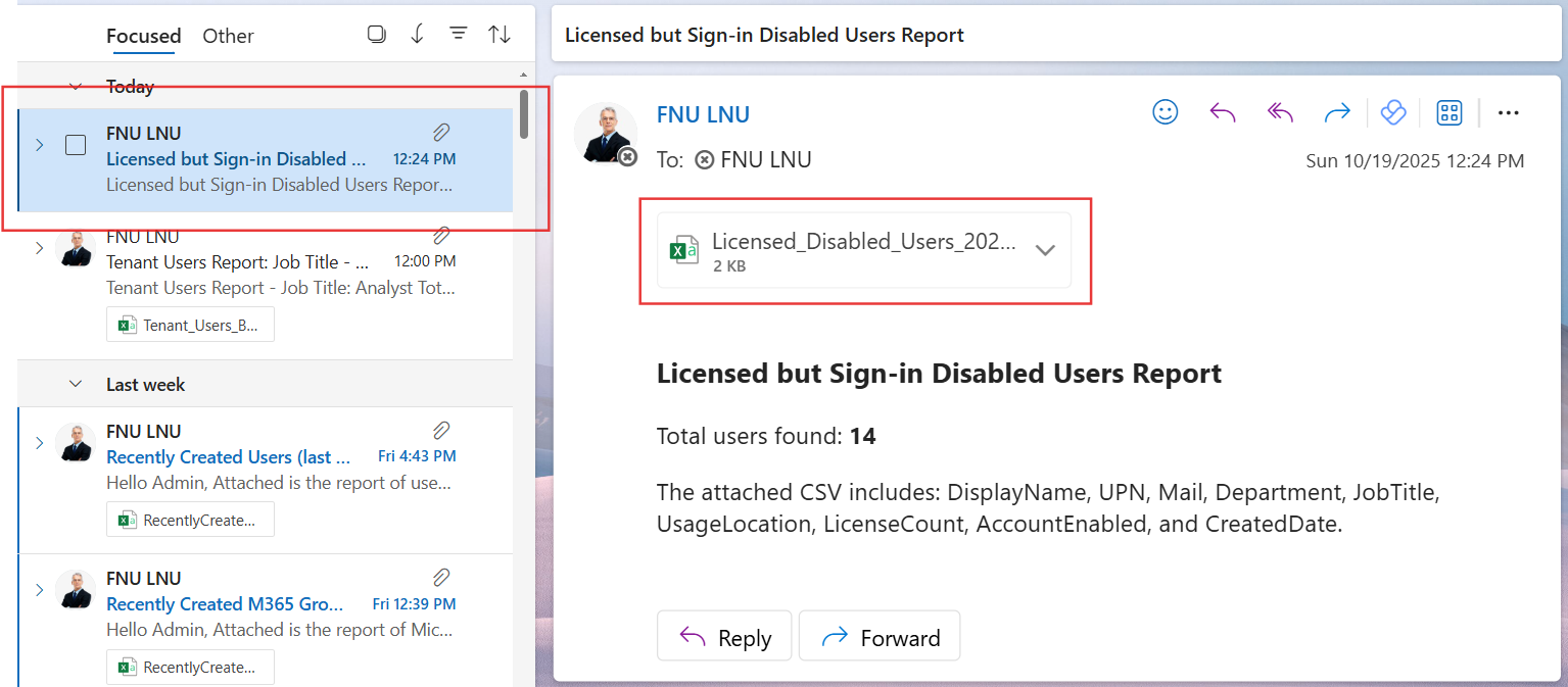 Email Sign-In Disabled Users Report with Graph PowerShell