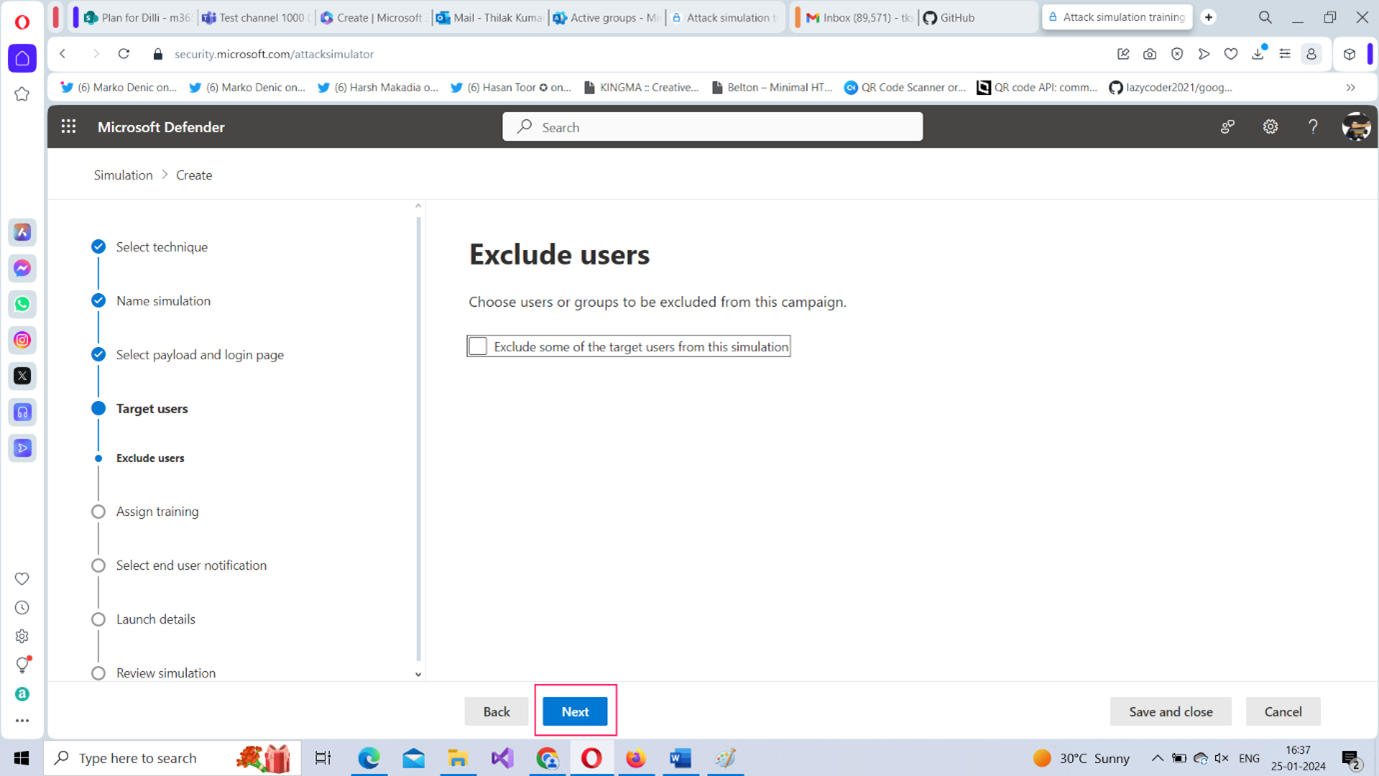 Microsoft Defender For Office 365 Create Simulation Attacks